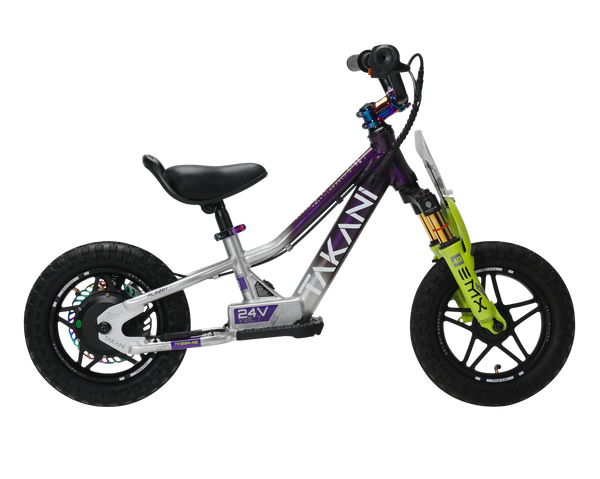 Takani Electric Balance Bike 12'' - TK1224-RS Plum Silver