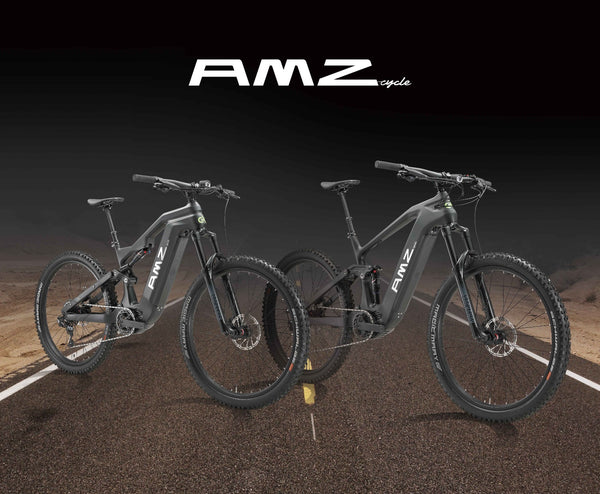 AMZ TS2401 - 11 Speed Carbon Fiber Electric Mountain Bike Bafang 48V 5